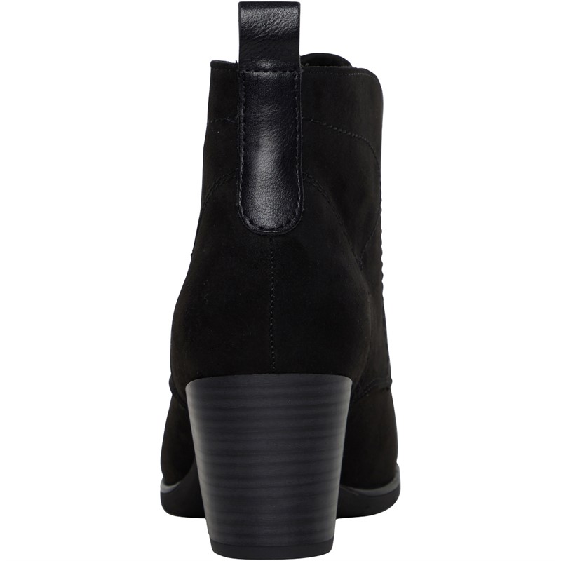 Buy Marco Tozzi Womens 25107 Heeled Ankle Boots Black Comb