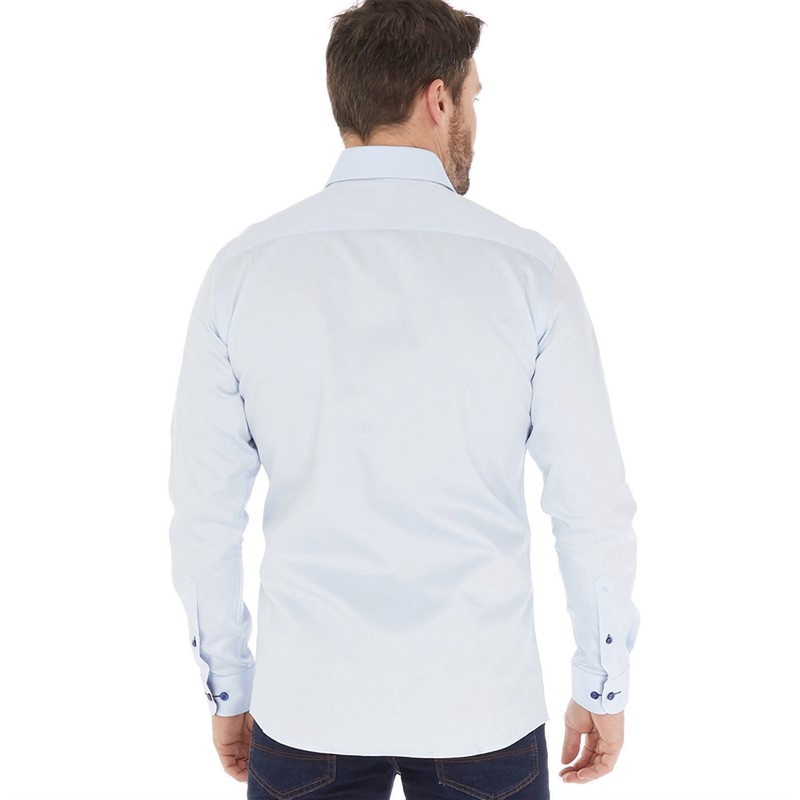 Buy Remus Uomo Mens Formal Shirt Light Blue 21