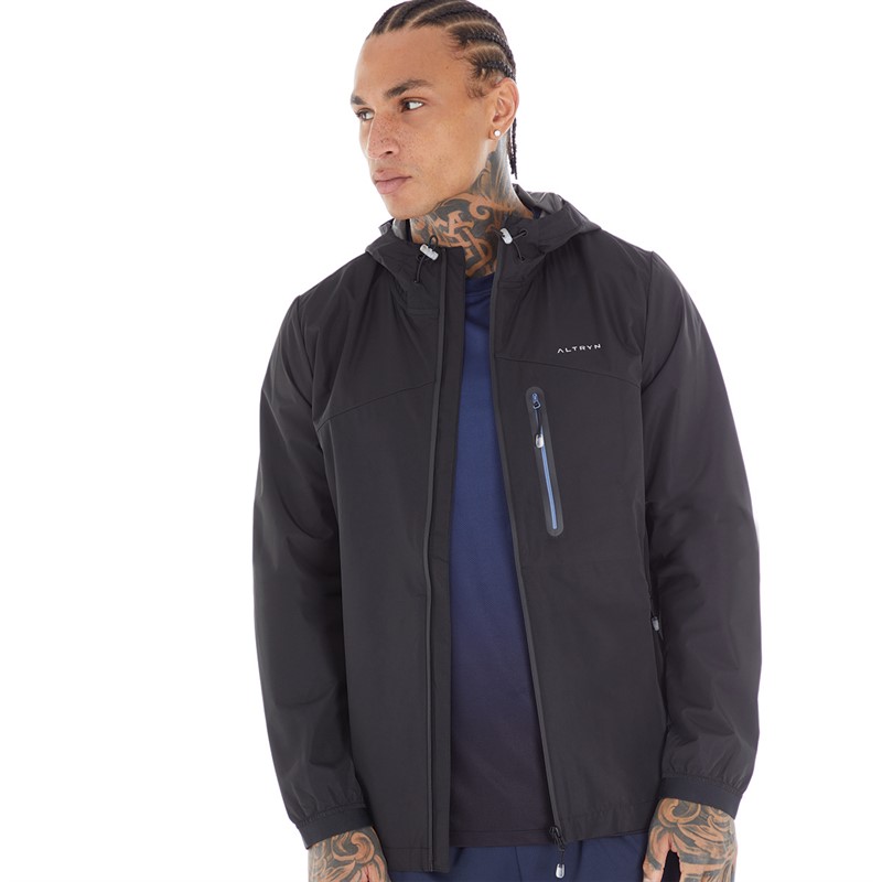 Buy Altryn Mens Grey Friar Jacket Black