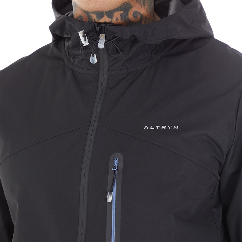 Buy Altryn Mens Grey Friar Jacket Black
