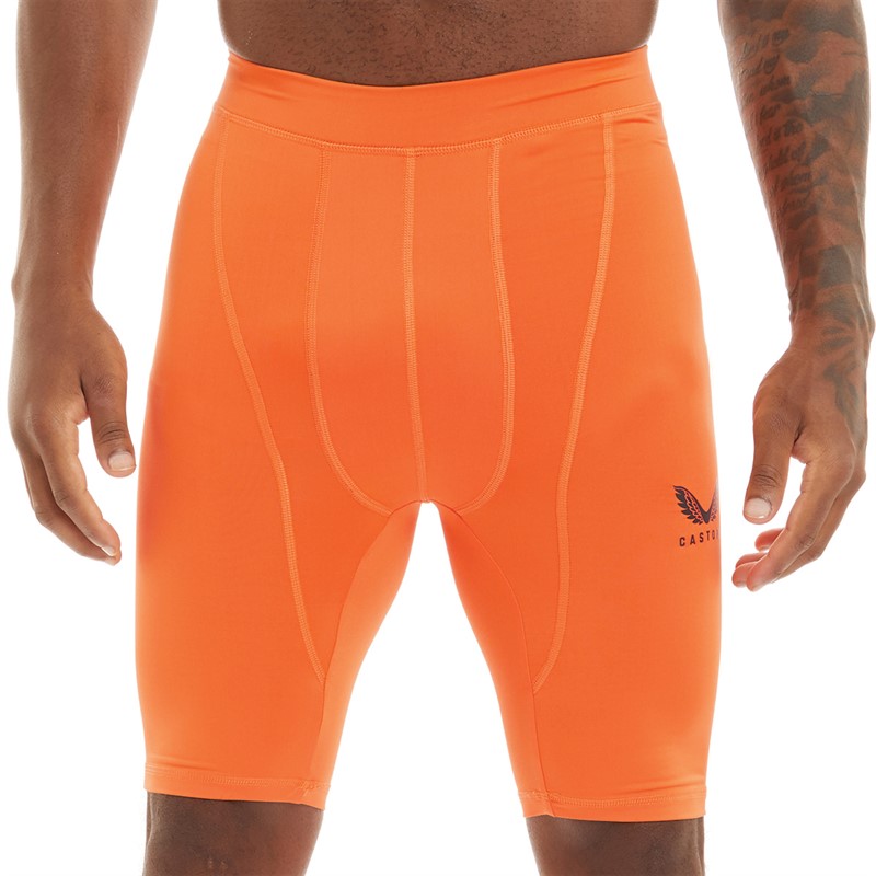Buy Castore Mens Baselayer Shorts Scarlett Ibis