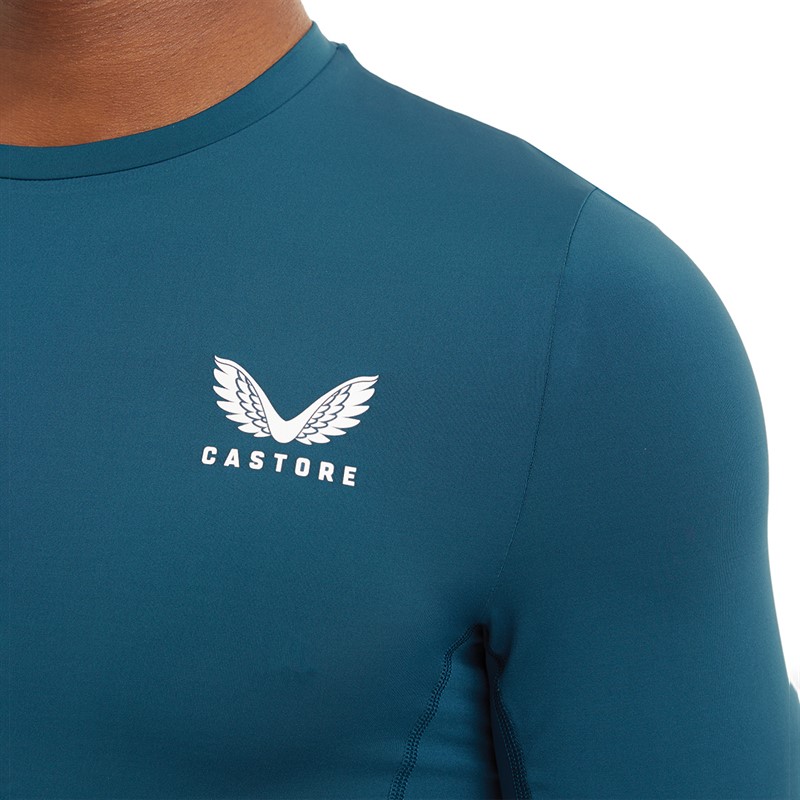 Buy Castore Mens Baselayer Long Sleeve Top Petrol
