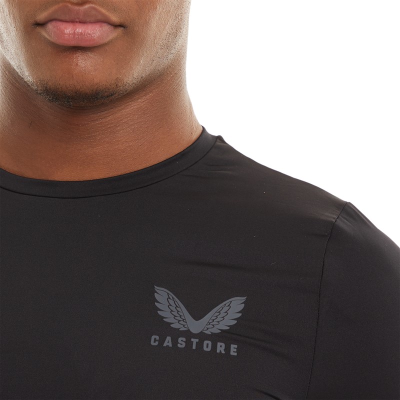 Buy Castore Mens Baselayer Long Sleeve Top Black
