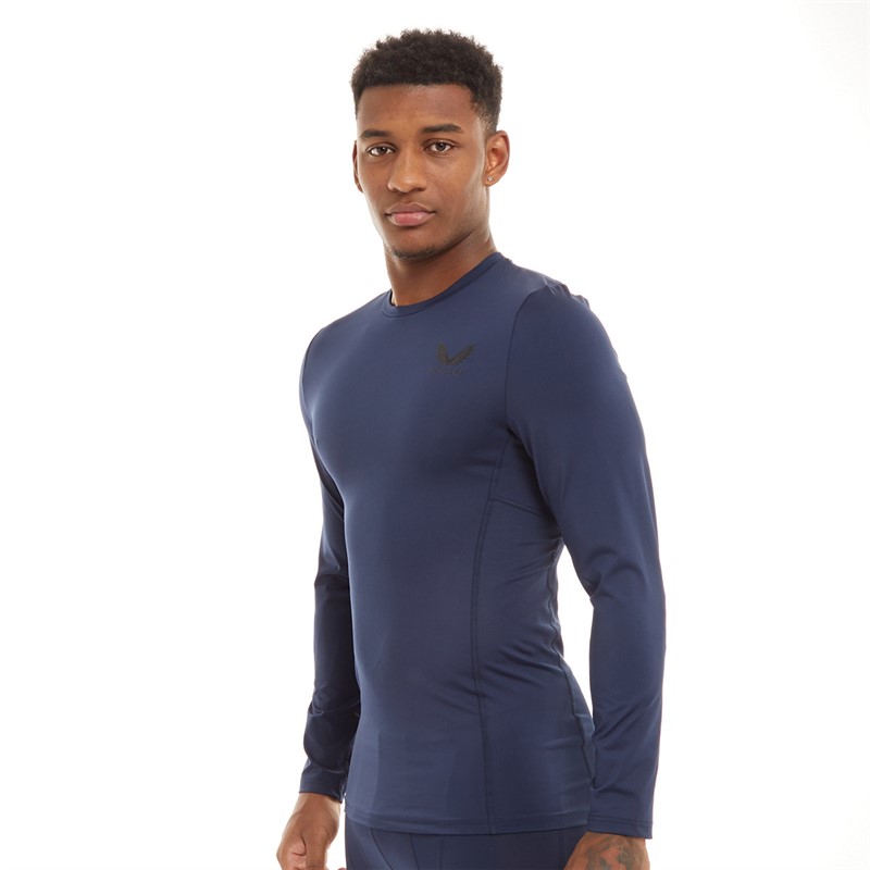 Buy Castore Mens Baselayer Long Sleeve Top Peacoat