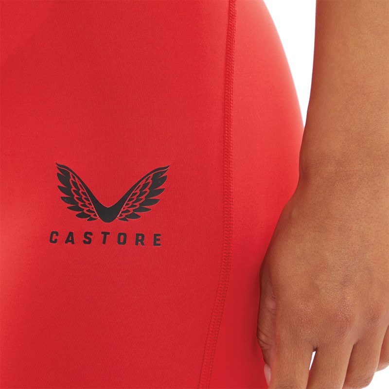 Buy Castore Womens Baselayer Shorts Scarlet