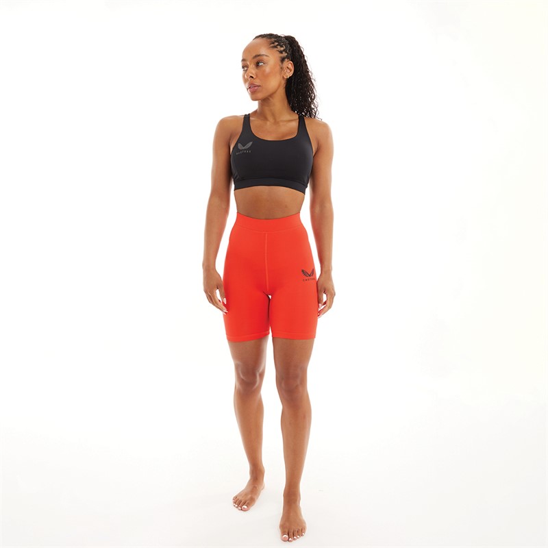 Buy Castore Womens Baselayer Shorts Rangers Red