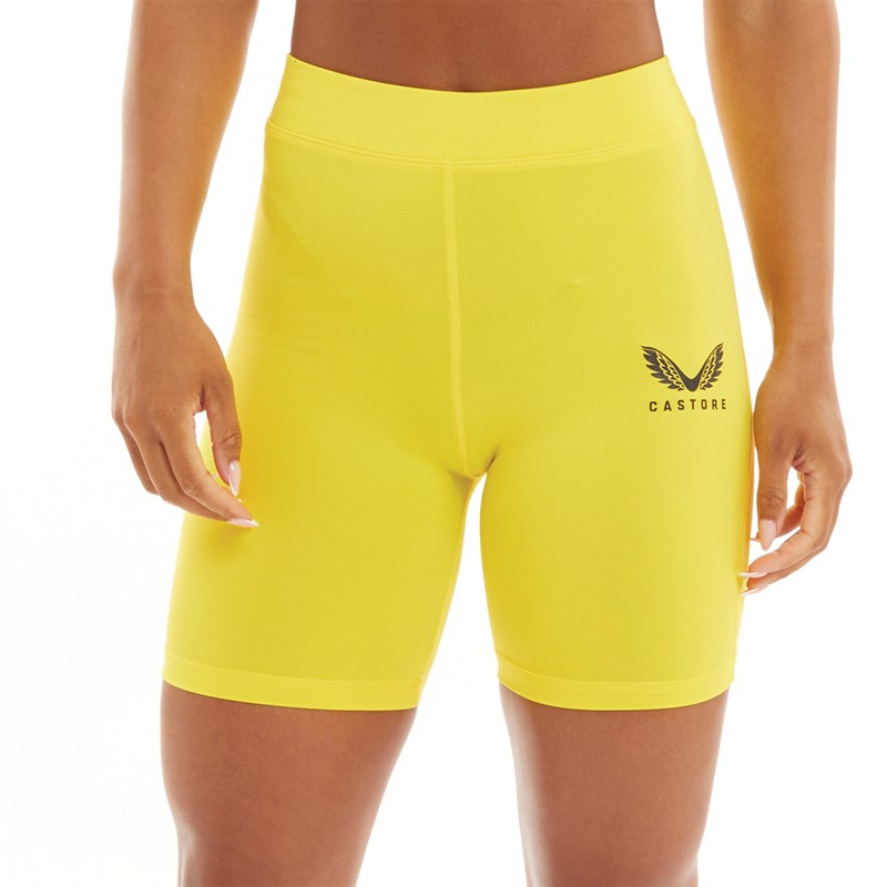 Buy Castore Womens Baselayer Shorts Buttercup