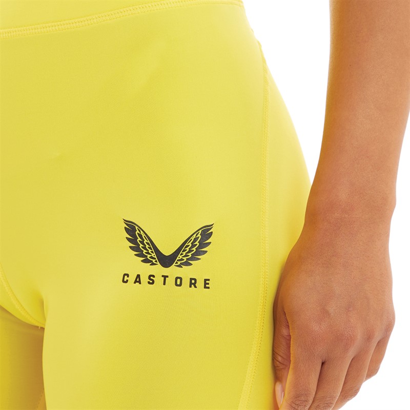 Buy Castore Womens Baselayer Shorts Buttercup