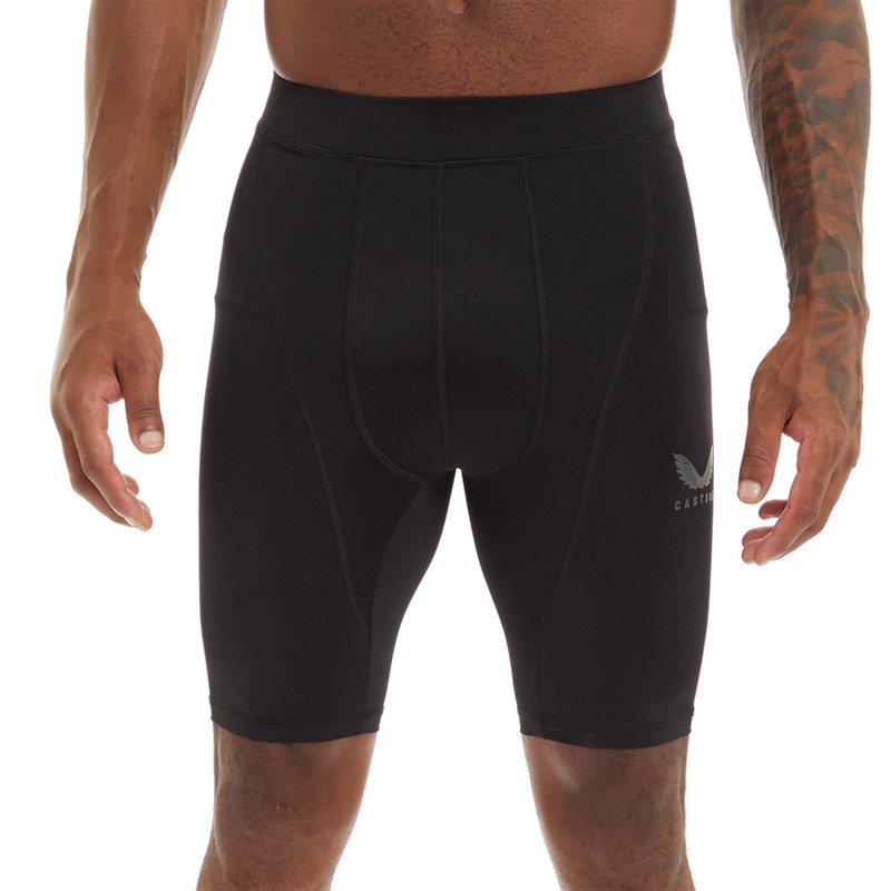 Buy Castore Mens Baselayer Shorts Black