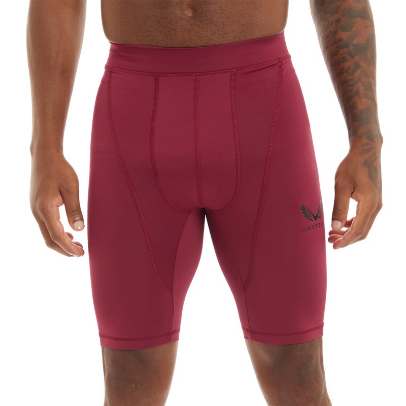 Buy Castore Mens Baselayer Shorts Rhododendron