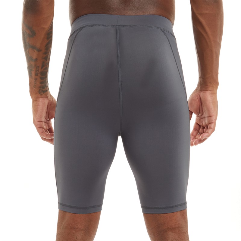 Buy Castore Mens Baselayer Shorts Turbulence/Black