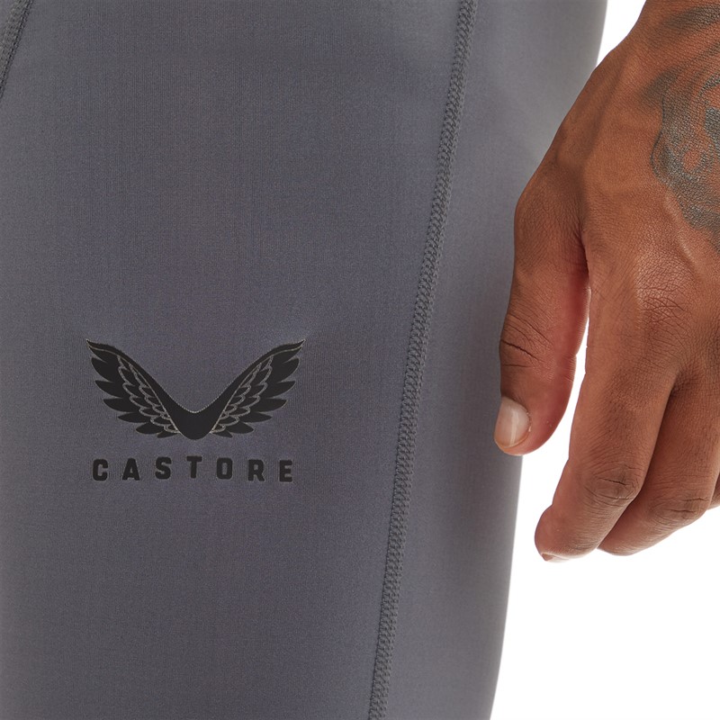 Buy Castore Mens Baselayer Shorts Turbulence/Black