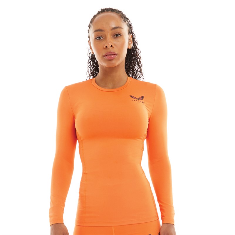 Buy Castore Womens Baselayer Long Sleeve Top Birds Of Paradise