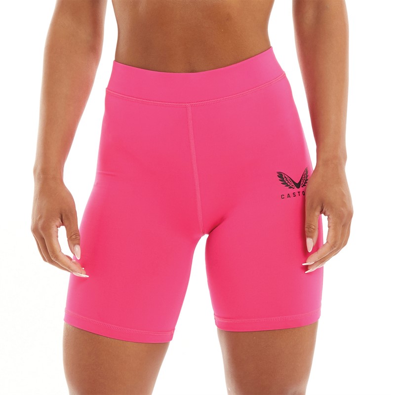 Buy Castore Womens Baselayer Shorts Pink Glo