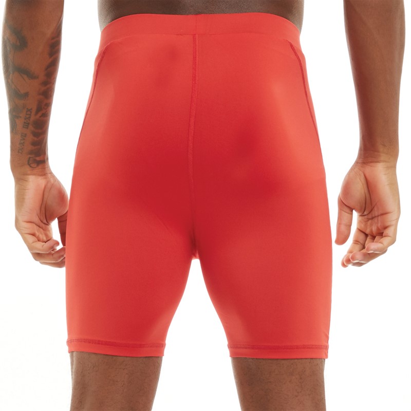 Buy Castore Mens Baselayer Shorts Red