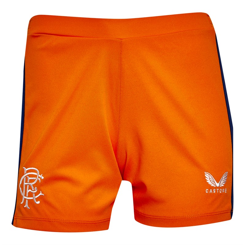 Buy Castore Junior RFC Rangers Third Shorts Orange