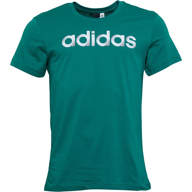 adidas Tee-Shirt Athletics Logo Homme Vert Jade