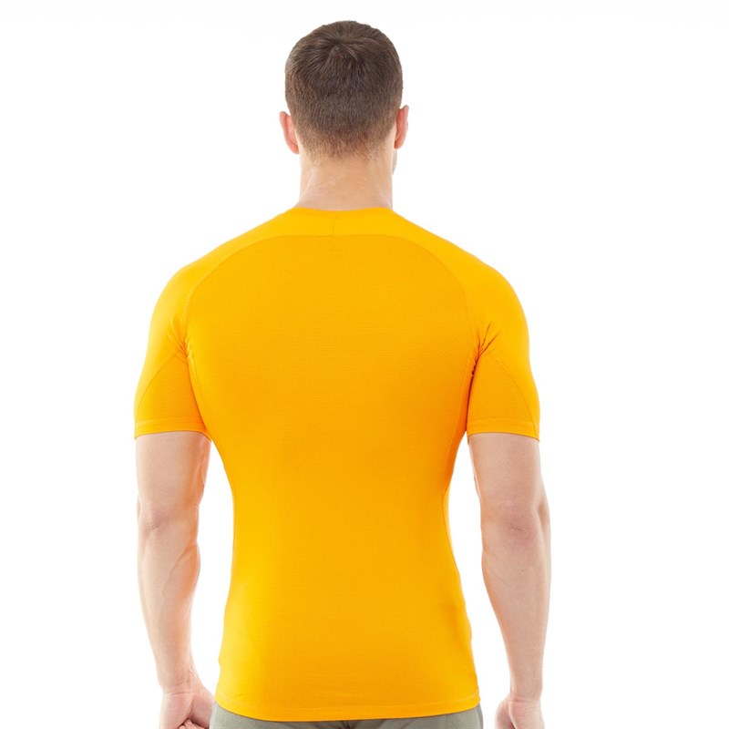 Adidas Herren Alphaskin Sport Climacool Kompression T Shirt Orange