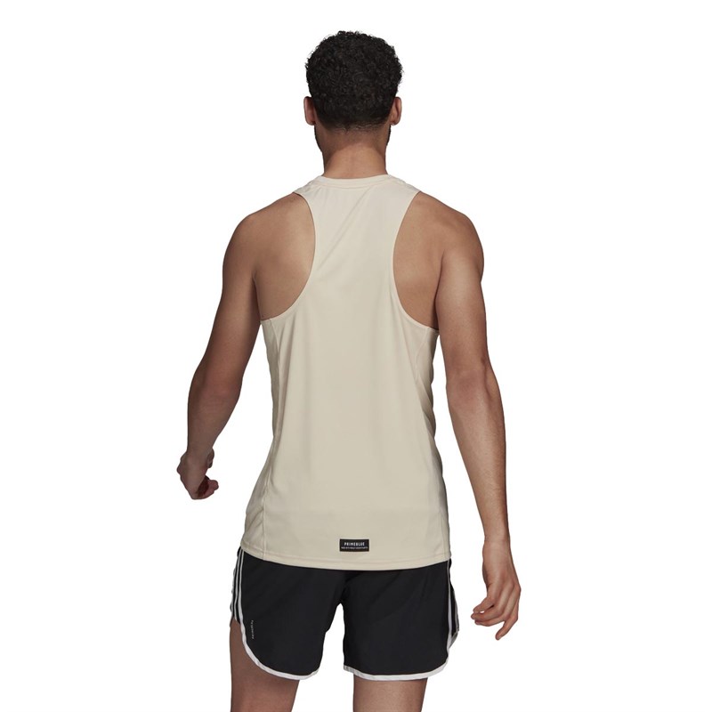 Buy adidas Mens RFO Graphic Aeroready Running Tank Linen