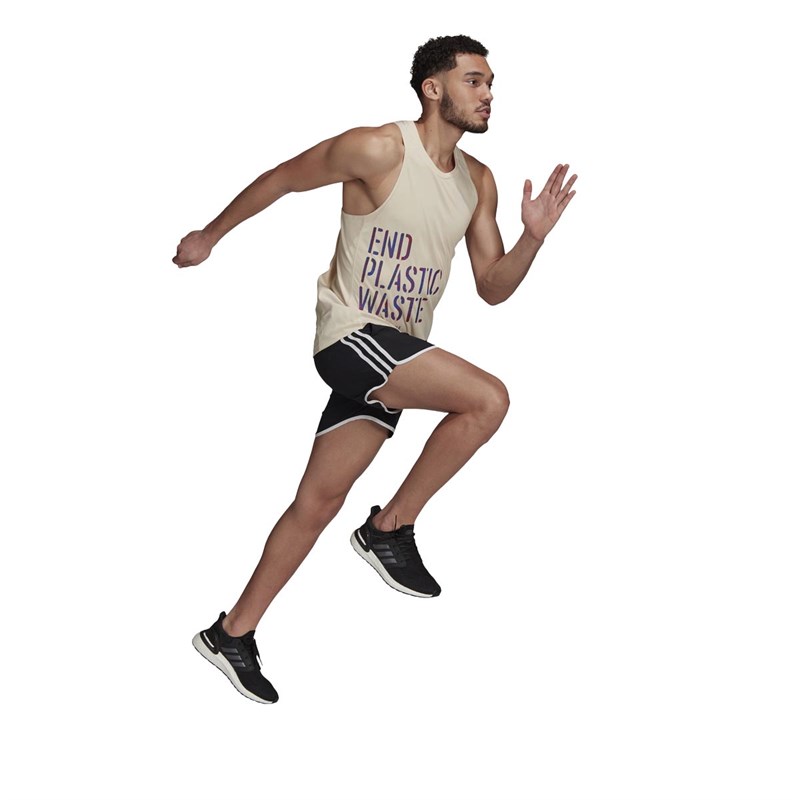 Buy adidas Mens RFO Graphic Aeroready Running Tank Linen