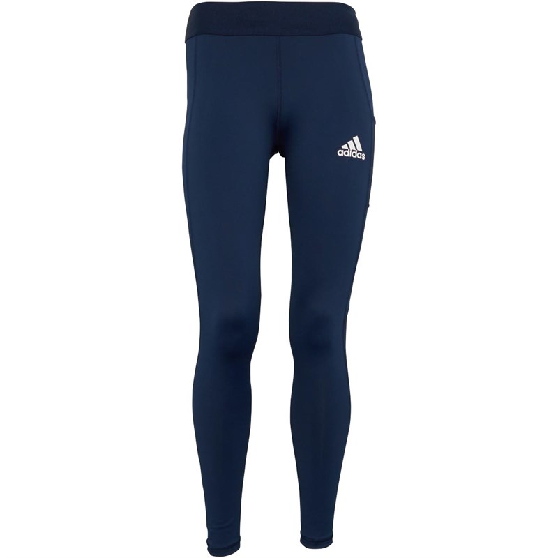 Adidas Dames Alphaskin Techfit Legging Blauw