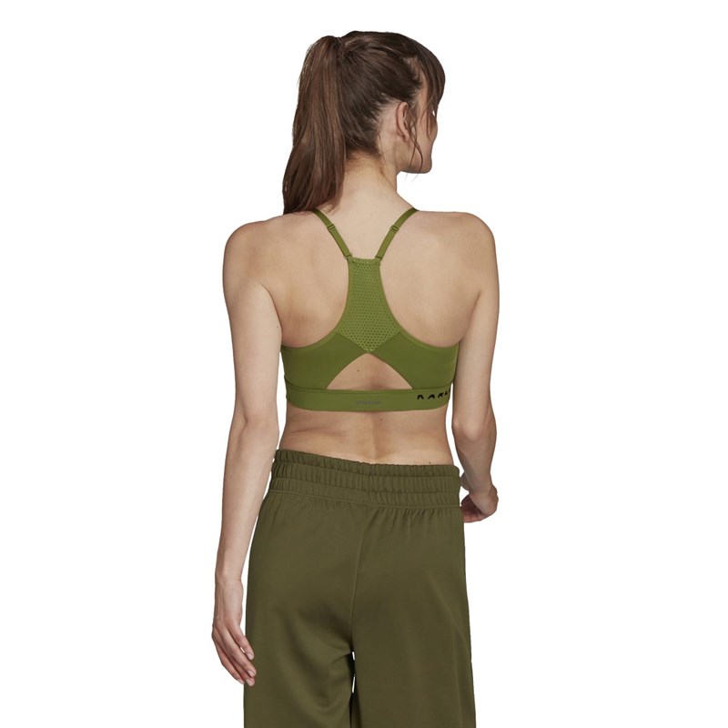 Buy adidas Womens Karlie Kloss Light Support Sports Bra Tech Olive