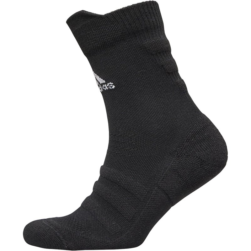 Buy Adidas Alphaskin Lightweight Cushioned Crew Socks Black White