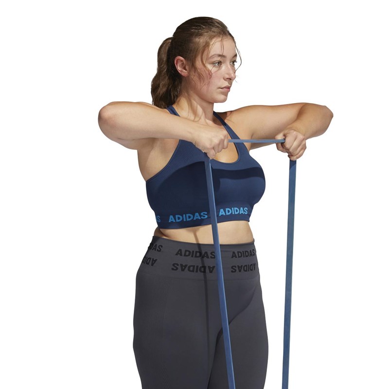 Buy adidas Womens Training Aeroknit Bra Top (Plus Size) Crew Navy