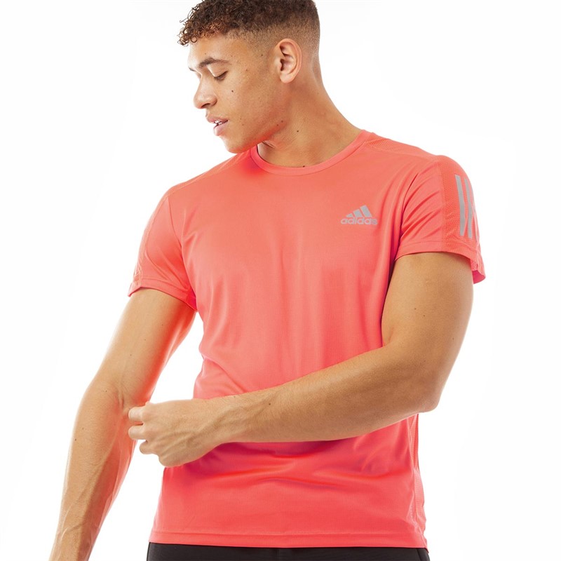 Buy adidas Mens Own The Run Running Top App Solar Red