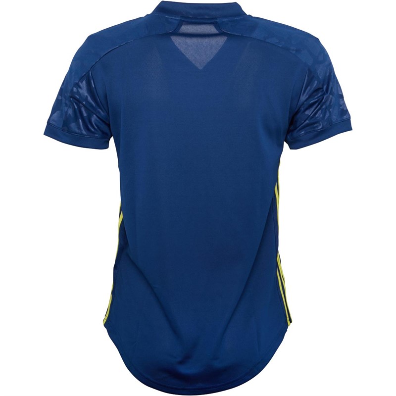 Buy adidas Womens OL Olympique Lyonnais Third Jersey Mystery Blue/Shock ...