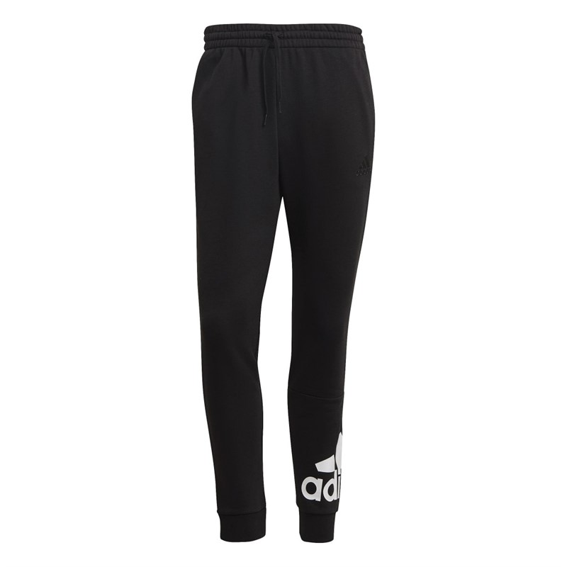 Buy adidas Mens Essentials Logo French Terry Tapered Joggers Black/White