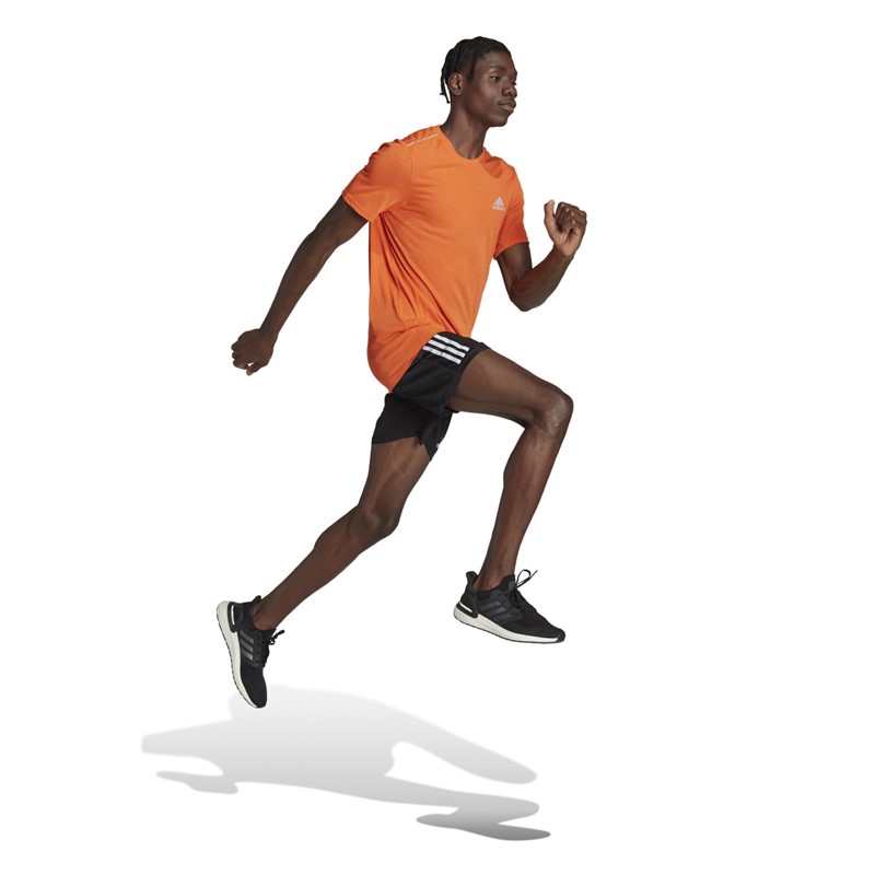 Buy adidas Mens X-City Aeroready Running Top Semi Impact Orange