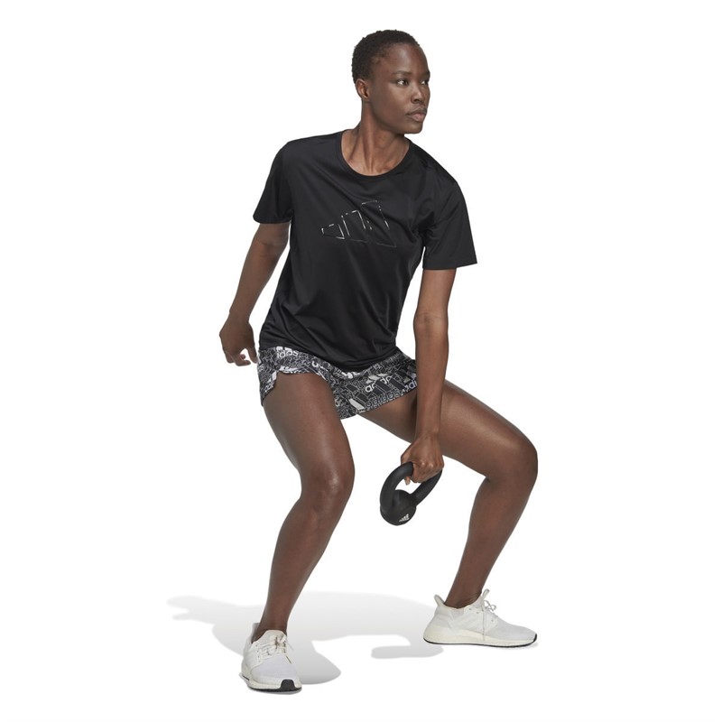 Buy adidas Womens Hiit Aeroready Top Black