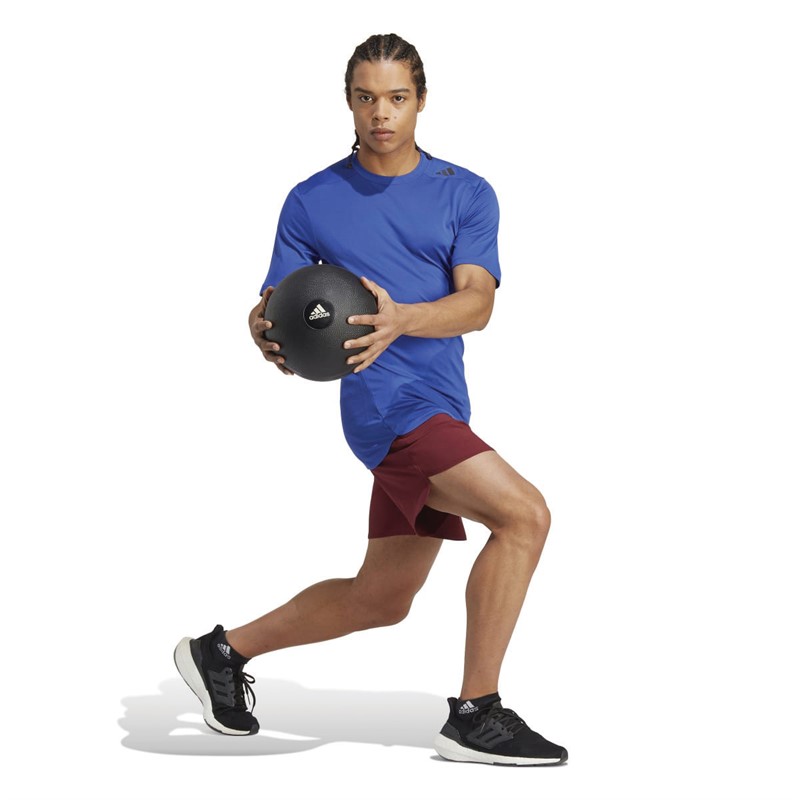 Buy adidas Mens Designed 4 Training Heat.Rdy Hiit Training T-Shirt Lucky Blue