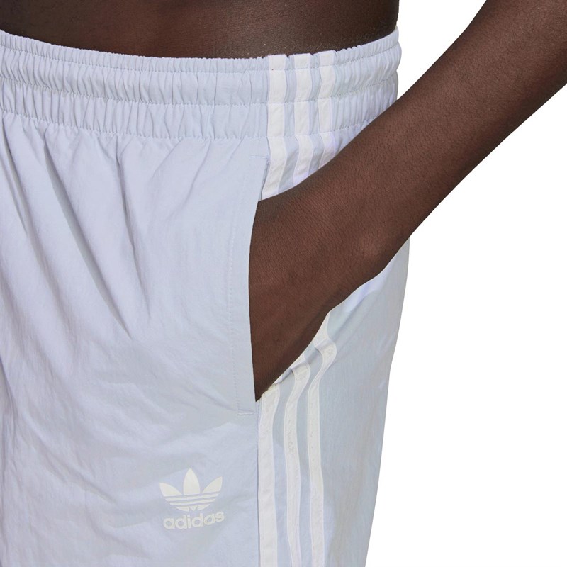 Adidas Originals Heren 3 Stripes Adicolor Zwemshorts Blauw