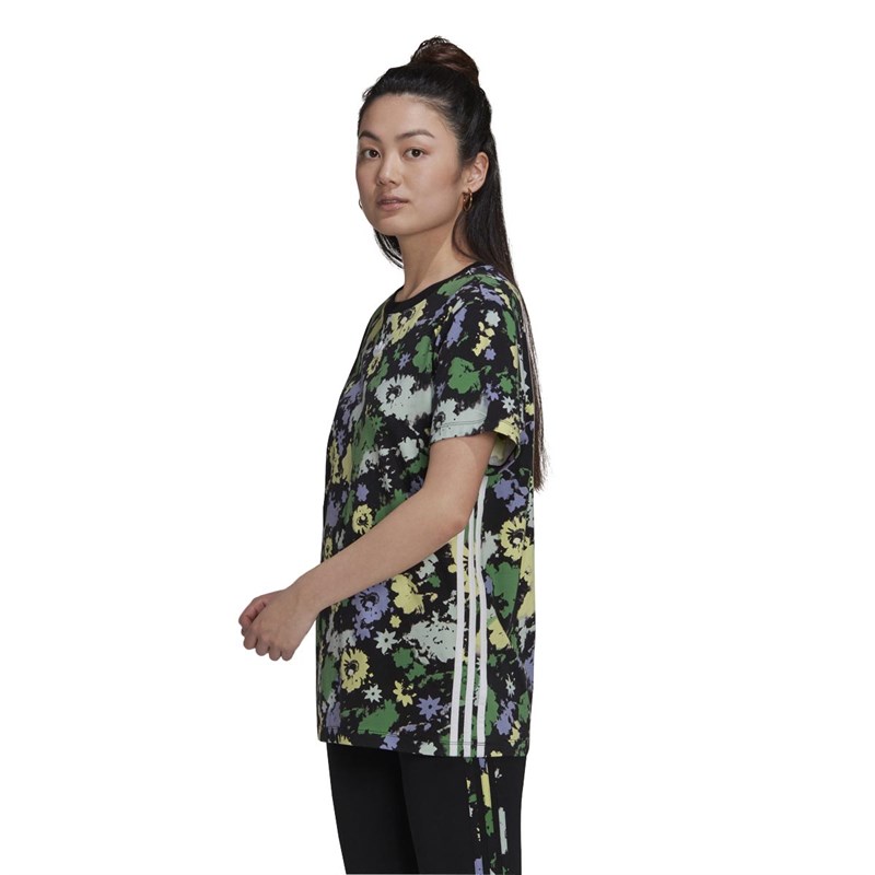 Buy Adidas Originals Womens Trefoil Moments Oversized T Shirt Multi