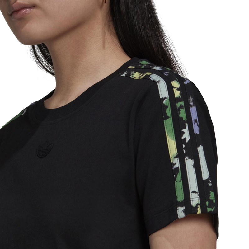 Buy Adidas Originals Womens Trefoil Moments T Shirt Black