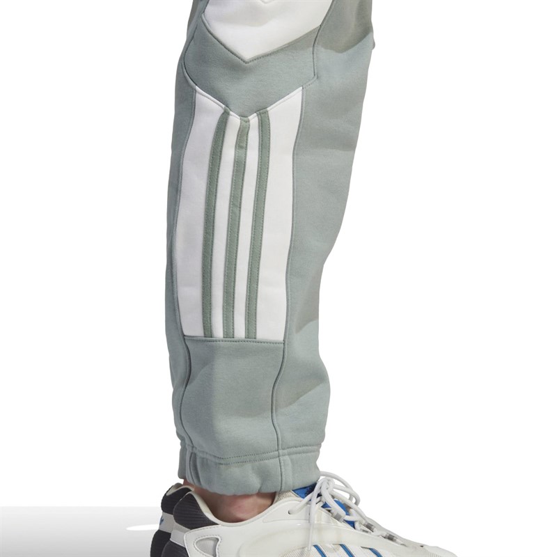 Buy adidas Originals Mens Rekive Sweat Joggers Silver Green