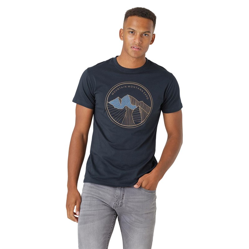 Marcus T-Shirts Daffy Homme Bleu Marine