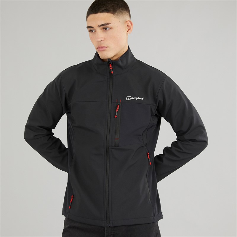Buy Berghaus Mens Ghlas 2.0 Softshell Jacket Black/Black
