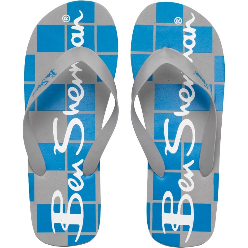Buy Ben Sherman Mens Atlantic Flip Flops Grey