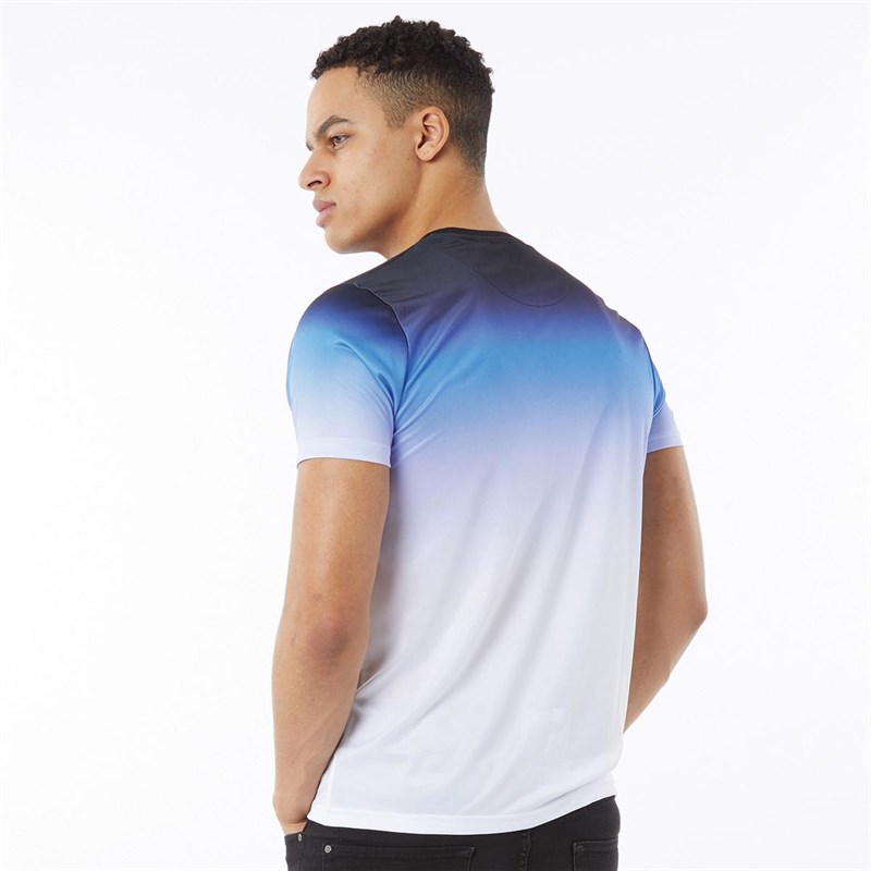 Buy Brave Soul Mens Mclemore T-Shirt Blue Gradient