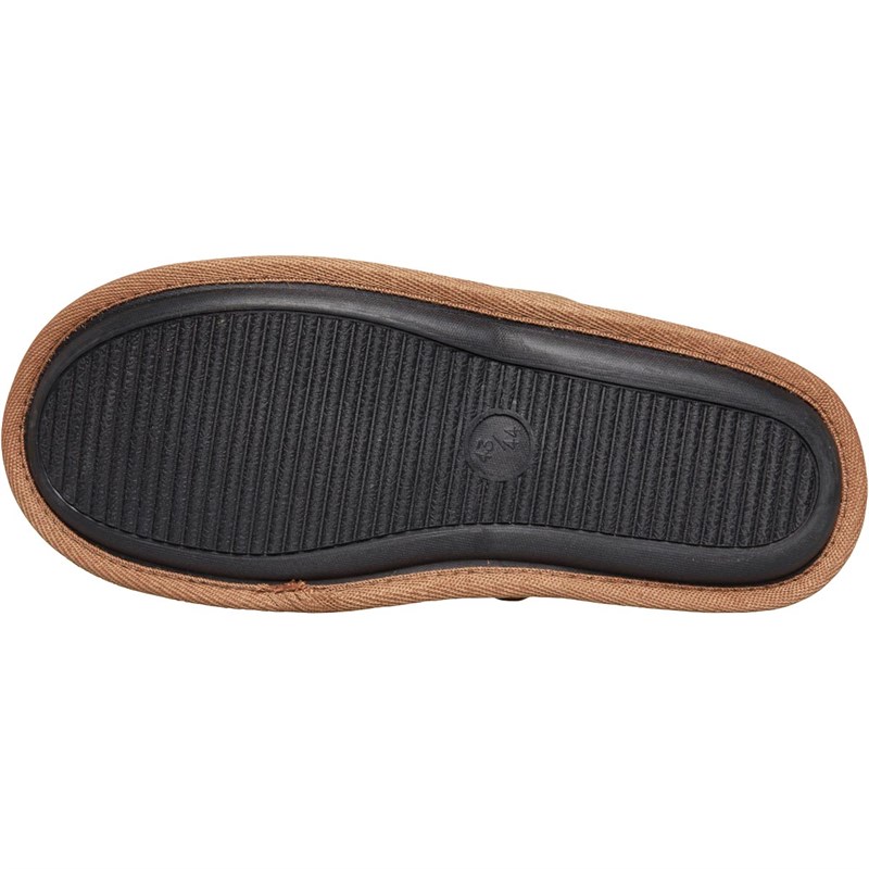 Buy Brave Soul Mens Ted Slippers Tan