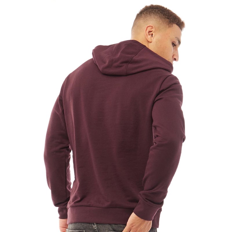 Buy Brave Soul Mens Clarence Hoodie Burgundy