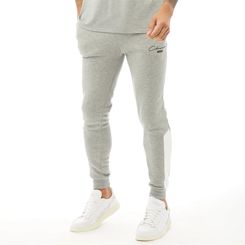 Buy Closure London Mens London Cut And Sew Joggers Grey Marl
