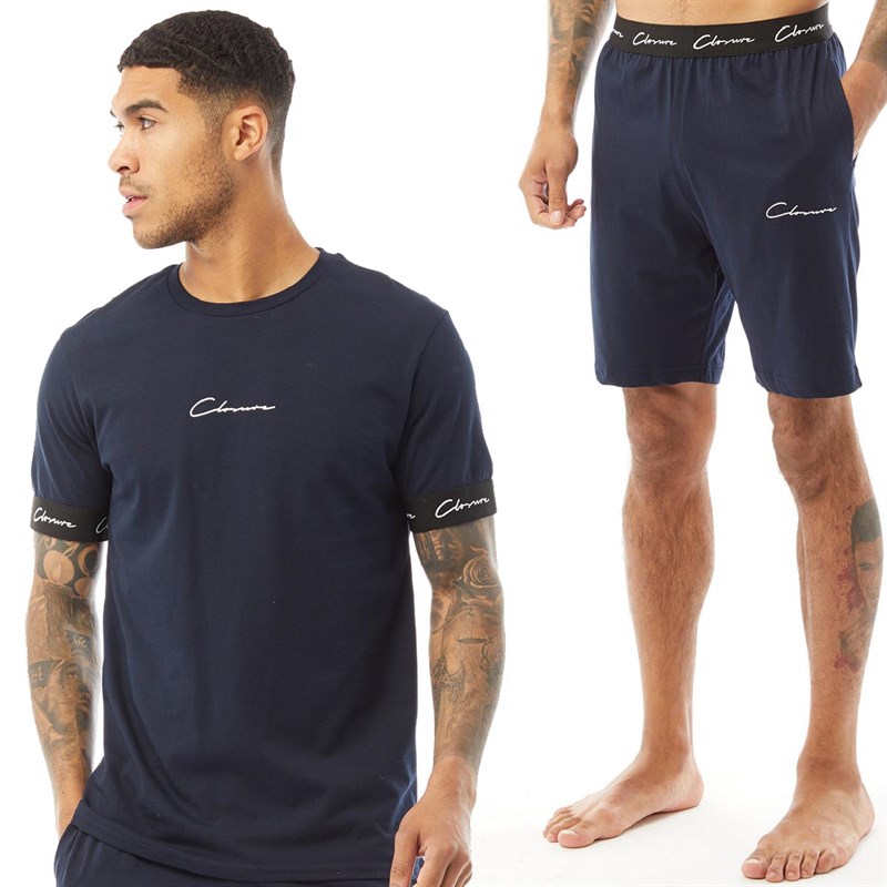 Closure London Herren Signature Homewear Navy