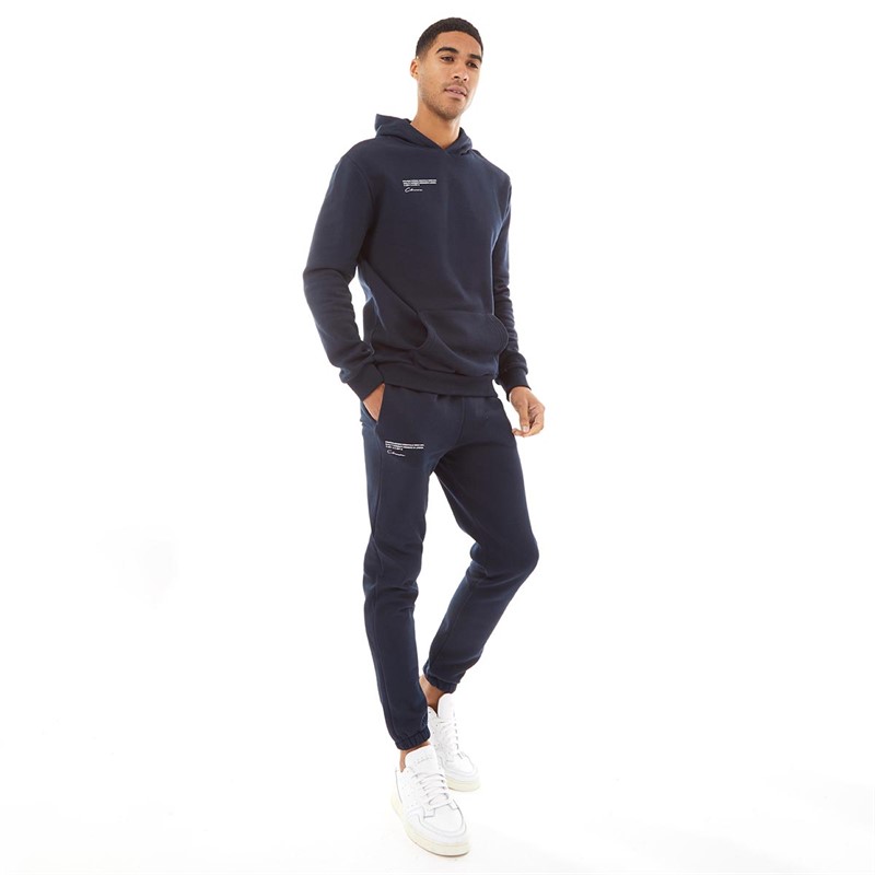 Buy Closure London Mens Graphic Logo Tracksuit Navy