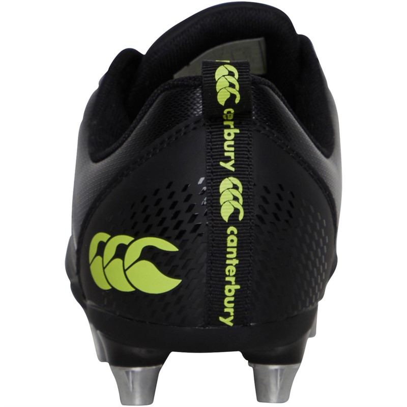Buy Canterbury Mens Stampede 3.0 SG Soft Ground Rugby Boots Black/Green