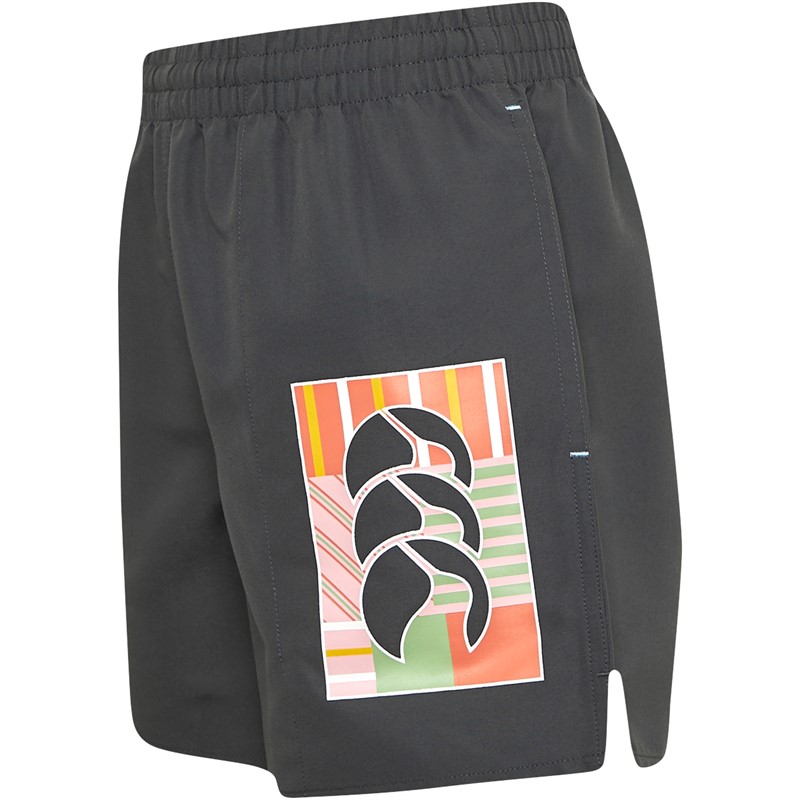 Buy Canterbury Junior Boys Uglies Logo Tactic Shorts Grey