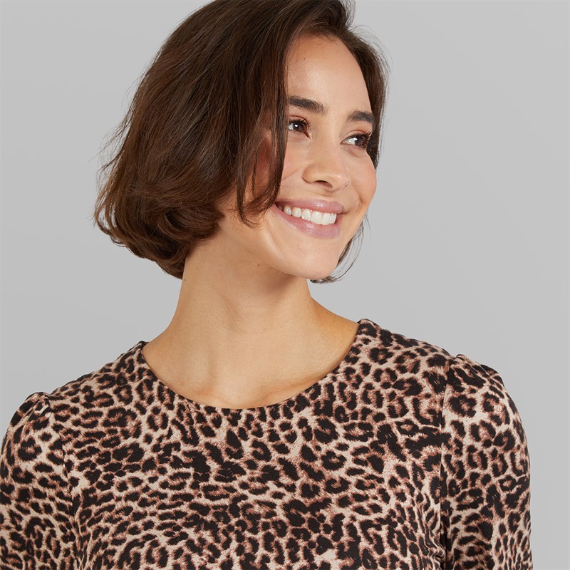 Buy Crew Clothing Womens Printed Dress Leopard Print